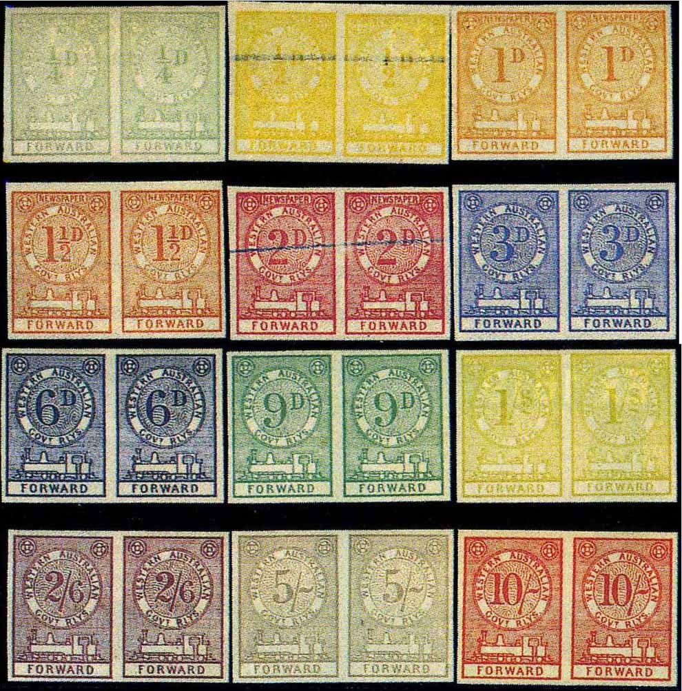 Western Australia Railway Parcel Stamp Catalogue